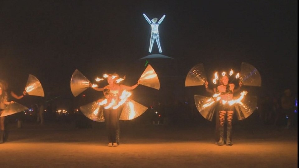 Burning Man Festival: King, chimp and the Playa — RT Documentary ...